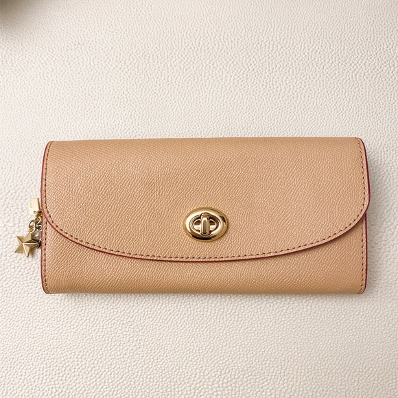 Coach | Bags | Coach Long Wallet Tanbeige | Poshmark